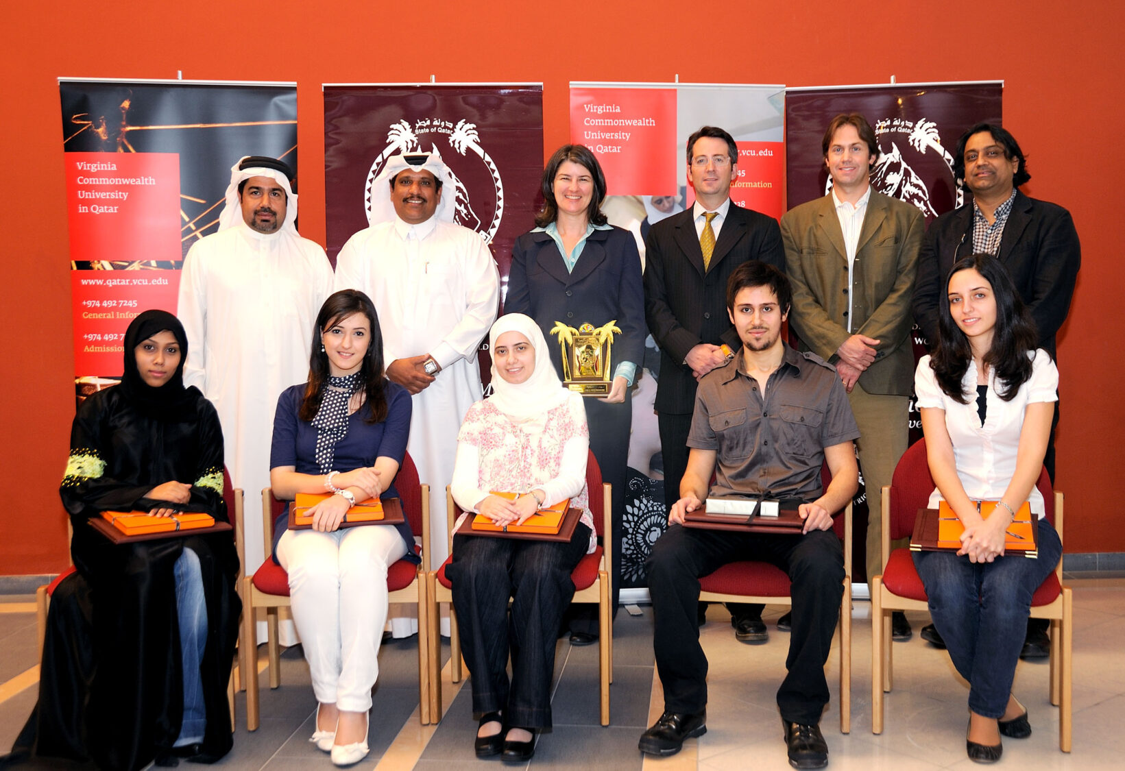 VCUQatar Announces QREC Trophy Design Winners - VCUarts Qatar