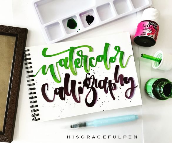 FA07) Water Brush Calligraphy (English Calligraphy) - VCUarts Qatar