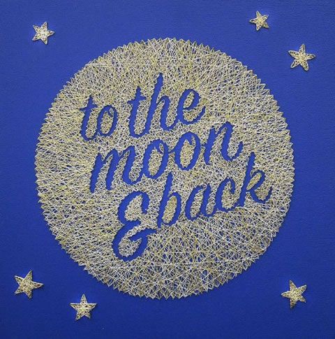 25) String Art Typography | VCUarts Qatar